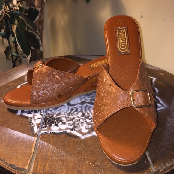 rapallo | Shoes | Vintage Rappollo Wooden Wedge | Poshmark